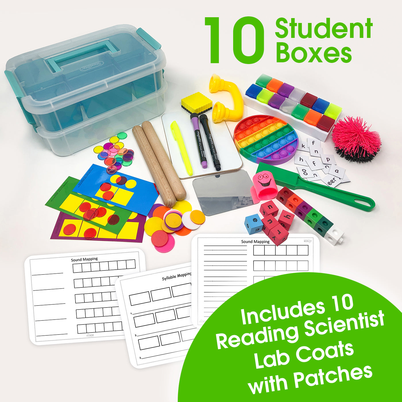 Deluxe Structured Literacy Classroom Set (10 Student Boxes) – SenSOR ...