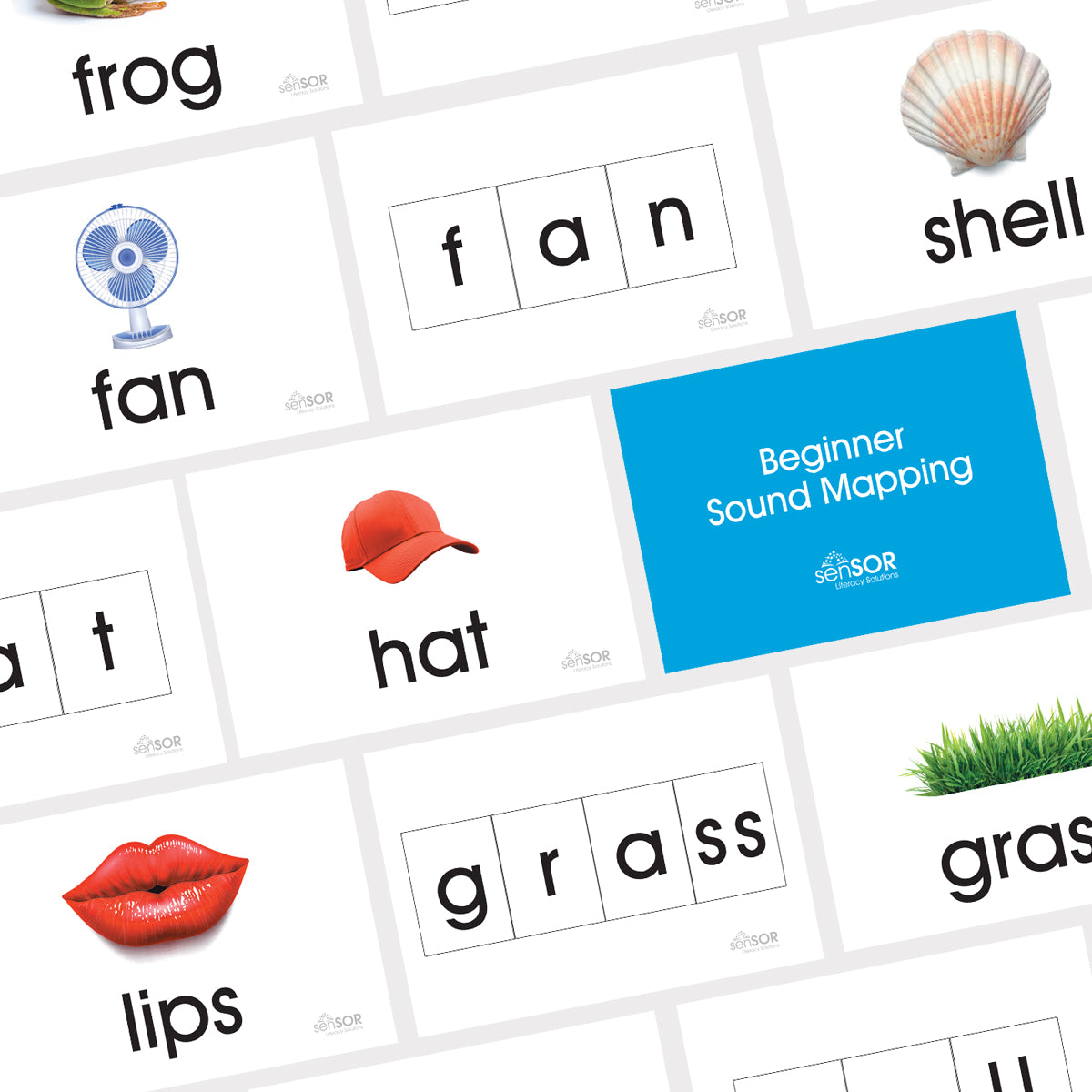 Sound Mapping Board with Beginner Sound Mapping Cards – SenSOR Literacy ...